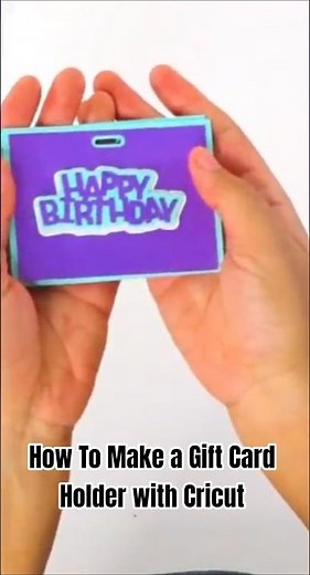 DIY Gift Card Holder with Cricut