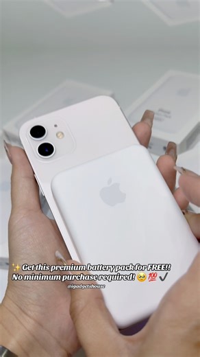 22K views · 156 reactions | NEW FREEBIES ALERT!! Get this Premium Battery Pack for FREE when you avail any unit from us!! ✨ #iGadgetsHouse #InstallmentReady #ZeroDP | IGadgets House | Facebook