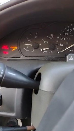 2002 cavalier service and anti theft light stays on