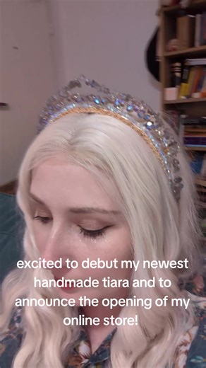https://willow-stitch.myshopify.com I'd be so grateful if you'd check it out! #handmade #tiara #fantasyaesthetic #medieval