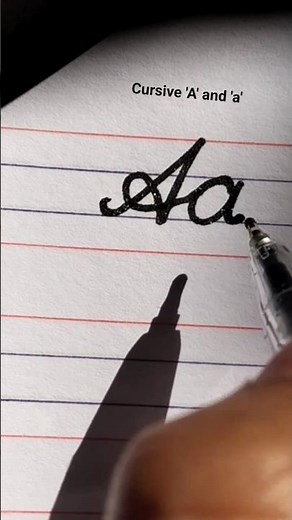 “Beautiful cursive A & a" | Beginner friendly | Satisfying handwriting ✨✍🏻