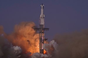 SpaceX launches another Starship rocket after back-to-back explosions, but it tumbles out of control