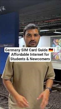 Germany SIM Card Guide 🇩🇪 | Affordable Internet for Students & Newcomers