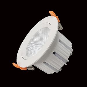 [Hot Item] High CRI 40W Triac Dimmable Indoor COB LED Downlight AC85-265V 6500K Cool White Color