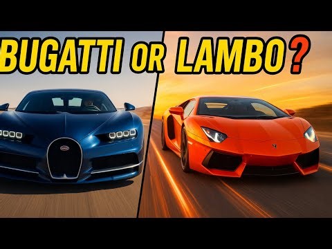 Bugatti vs Lamborghini POV Split-Screen ⚡ Which Hypercar Would YOU Choose?