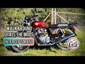 Royal Enfield Interceptor 650 mods