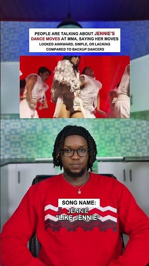 People Keep Talking About Jennie's Dance Moves At MMA: Jennie "Like Jennie" #shorts #jennie #kpop