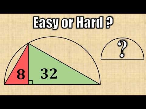 Can You Solve This Semicircle Area Puzzle?