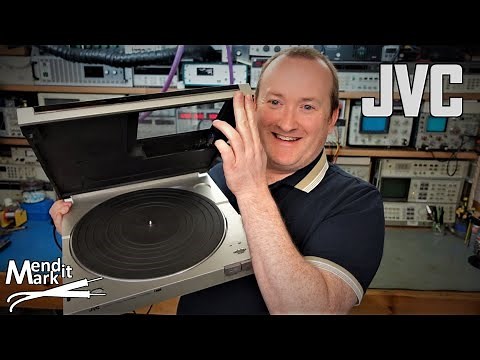 1982 Linear Tracking Turntable Repair (JVC L-E600)