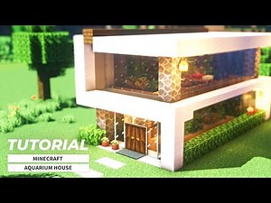 [Minecraft] How to Build a Aquarium House(Tutorial)