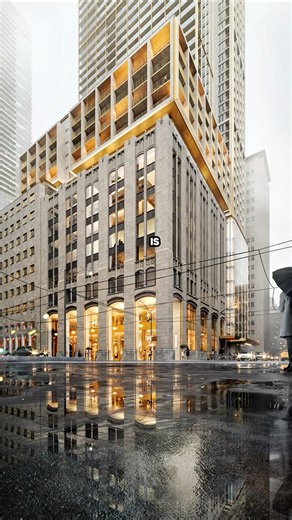 🏛️ Toronto’s United BLDG is the continent’s tallest heritage resto! #architecture #shorts #toronto