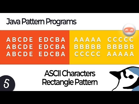 ASCII Rectangle Patterns in Java | Logic & Code (4 Patterns)