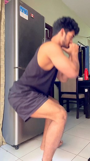 Uppala Pavan Kumar | Just basic squats, pushups and knee raises #homeworkout #demon_pavan | Instagram