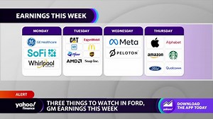 Ford, GM to report earnings this week