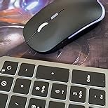 seenda Wireless Backlit Keyboard and Mouse Combo, 2.4G USB Silent Keyboard and Mouse Rechargeable Full-Size Ultra Slim Keyboard & Mouse Set for Windows PC Computer, Laptop, Desktop