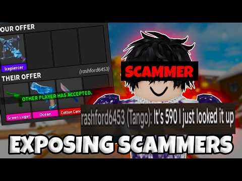Exposing a MM2 Scammer on CHRISTMAS!