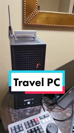 Traveling with the iBUYPOWER Revolt 3 PC Case at CES 2022