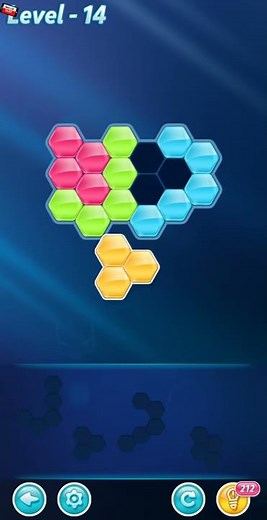 BLOCK! Hexa Puzzle! Rookie Level 14 (Rotate) - Lösung Solution Walkthrough