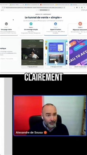 Tunnel de Vente Simple: Site Vitrine ou Landing Page #shorts