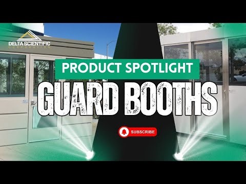 Guard Booths from Delta Scientific for Security, Ticketing, Parking and Shelter