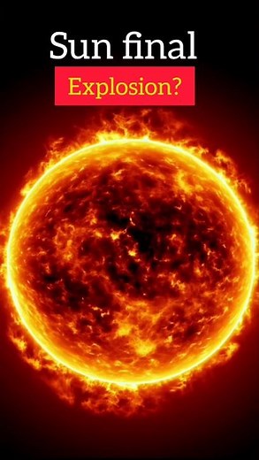 The Sun’s Final Explosion What Happens Next?💥☀️#space #solarslices #shorts