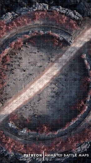 D&D | The Falling Crown Part 2 Grid | Animated Battle Maps