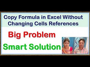 How to Copy Formulas Without Changing Cell References in Excel |formula copy paste in excel