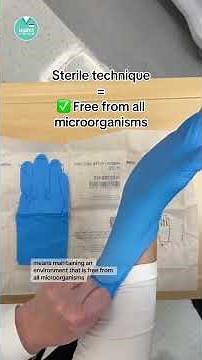 Clean vs. Sterile Technique