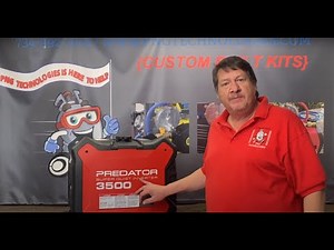 Predator 3500 Watt SUPER QUIET Inverter - Conversion video from gas to Propane & Natural Gas