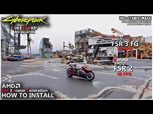 How to Install FSR 3 Mod in Cyberpunk 2077 | No flickering | Works with all GPU | Ray Tracing Tested