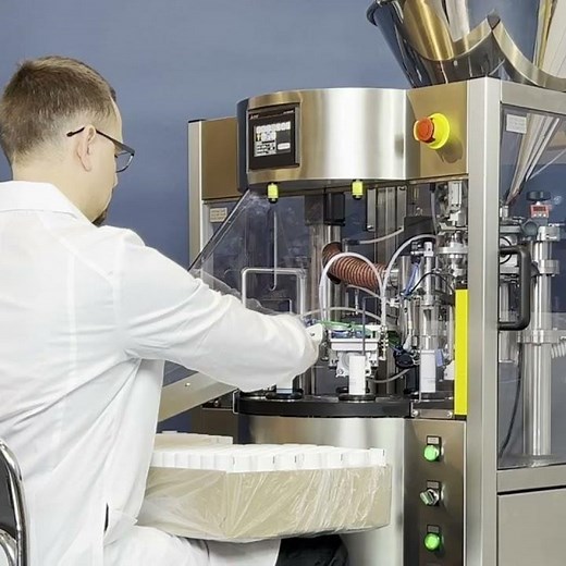 Universal Tube Filler and Sealer (30 tubes per minute)