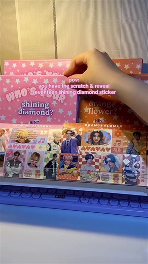 shop link is on bio 🎀🩷 #seventeen #packing #packingorders #packwithme #stickers