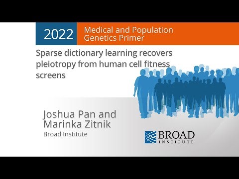 MPG Primer: Sparse dictionary learning recovers pleiotropy from human cell fitness screens (2022)