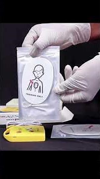 Mini AED Trainer | CPR & Defibrillation Training Device | Learn AED Operation Easily
