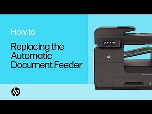 Replacing the Automatic Document Feeder (ADF) | HP Officejet X476 and X576 Printers | HP Support