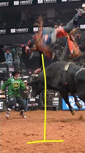 Dalton Krantz couldve dunked a basketball with how high he got bucked off