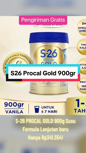 S-26 Procal Gold 900g: Susu Formula Lanjutan Baru