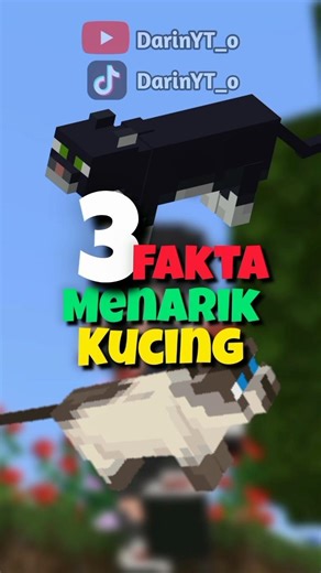 FAKTA MENARIK KUCING MINECRAFT