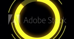 Futuristic circle progress bar animation , Alpha channel (transparent background)