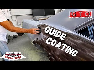 Dry Guide Coat and Block Sanding - GTO Restomod - (Ep 115)