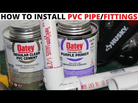How To Cut, Prime & Cement PVC Pipe & Fittings Like A PRO (How To Bond PVC) Solvent Weld PVC