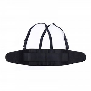 [Hot Item] Nylon Black Lower Brace Back Support Belt Waist