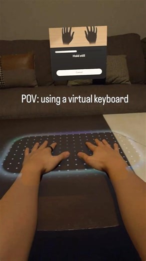 Using the virtual Surface Keyboard on the Meta Quest