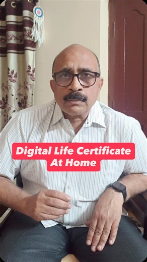 BN Rao | How to submit life certificate from home Note: you’ll also have to download AadharFaceRd app | Instagram