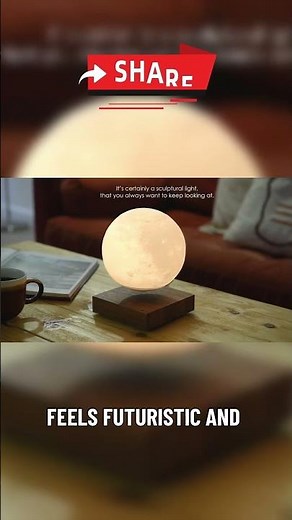 Immerse in Elegance: Smart Levitating Moon Lamp 🌙✨