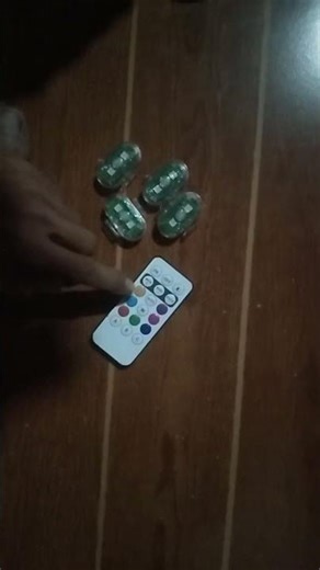 LED lights 8 colors manual & remote