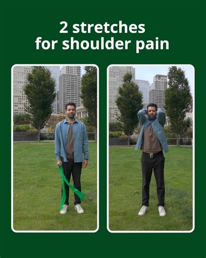 2.7K views · 24 reactions | Make shoulder pain *less* of a pain. Get tailored exercises with virtual physical therapy and more from Hinge Health. | Hinge Health | Facebook