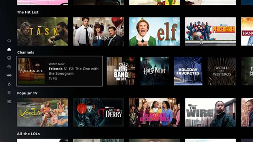 HBO Max launches in-app channels with curated playlists; channel options include 'Friends,' 'Harry Potter,' more