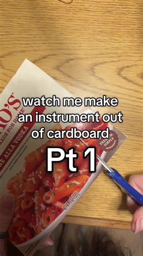 Creando un instrumento de cartón - parte 1