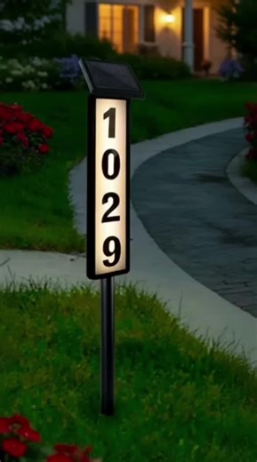 This weatherproof aluminum sign captures sunlight during the day and shines bright numbers at night with built-in LEDs. ☀️💡 The 3Wh solar-powered system means zero electrical costs while remaining corrosion-resistant for years. ♻️ Its compact 25g design blends seamlessly with any outdoor decor. ✨ Transform your curb appeal with reliable outdoor lighting. 🏡 Order your solar address sign today! 🛒 #billboard #securitysystem #homeupgrades #light #solarlights